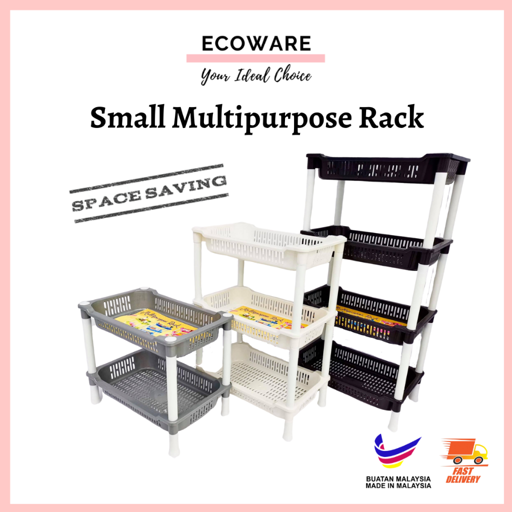 SMALL Multipurpose Rack (2/3/4 Tier) / Rak Barang Serbaguna / Small ...