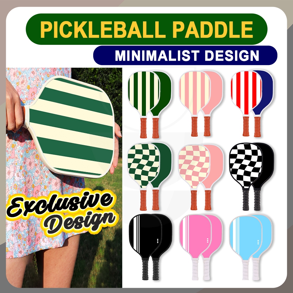 ATAS EXCLUSIVE Pickleball Paddle Wooden Set Racket Set Pickle Ball ...
