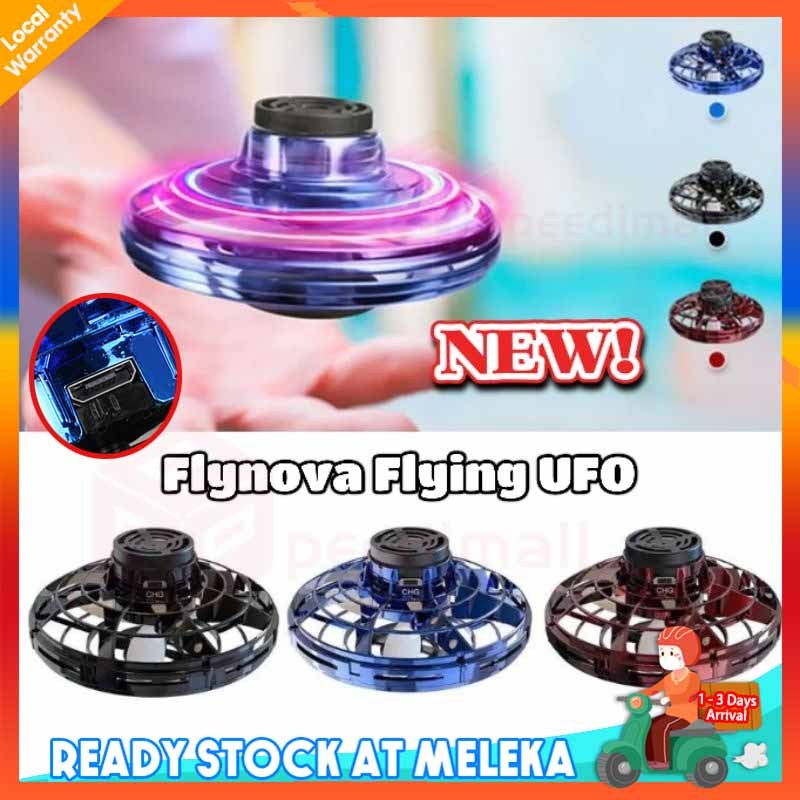 Flynova Flying UFO Toys Rotating Flying Toys Fly Orb Gyro Terbang ...