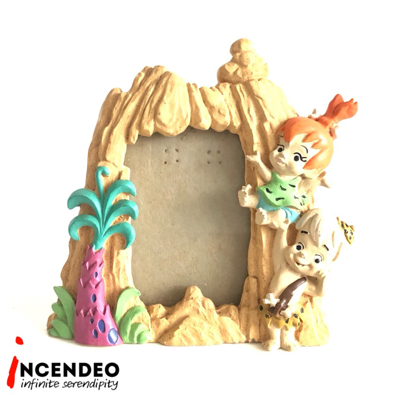Vintage Hanna Barbera The Flintstones Pebbles Bam Bam Ceramic Photo ...
