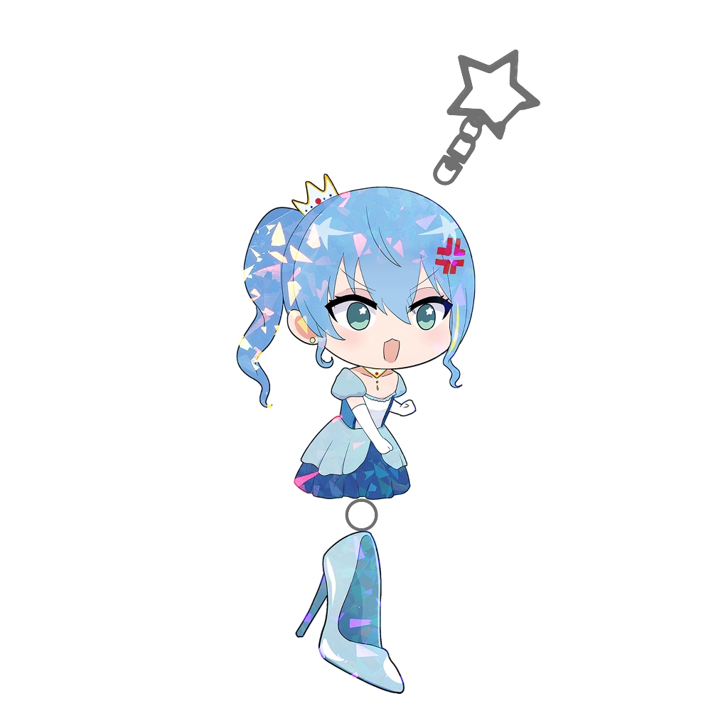 Hoshimachi Suisei Bibbidiba Keychain by Nisemori | Shopee Singapore