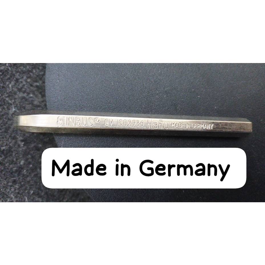 HAFU 1.5MM-12MM HEXAGON ALLEN KEY WRENCH MADE IN GERMANY NICKEL PLATED ...
