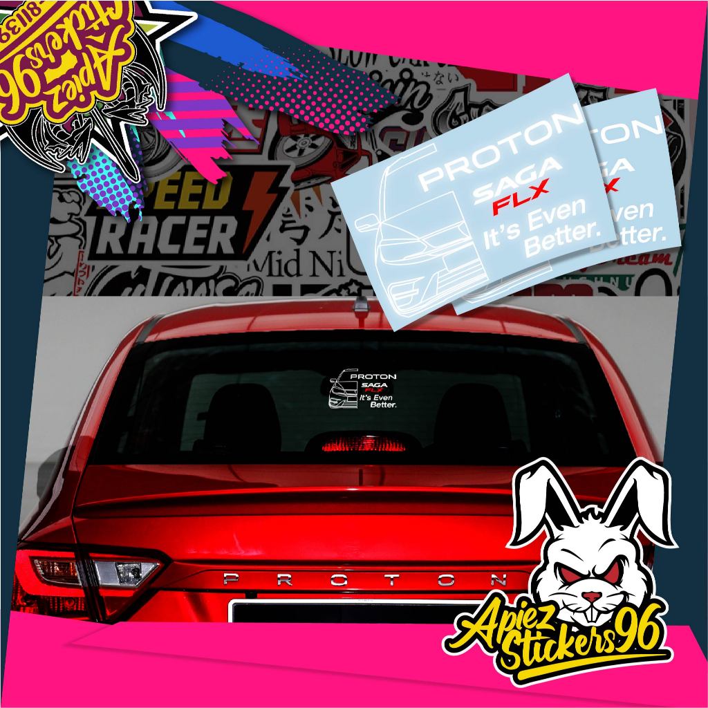 Proton Saga FLX Train Sticker - Latest Model - | Shopee Singapore