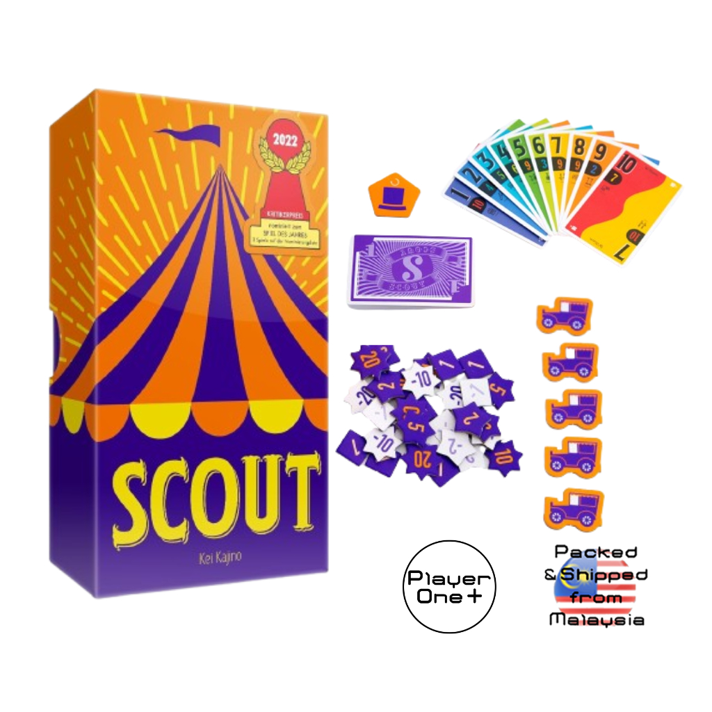 Card Game Scout Board Game Suitable For Kids Family Game Night Party ...