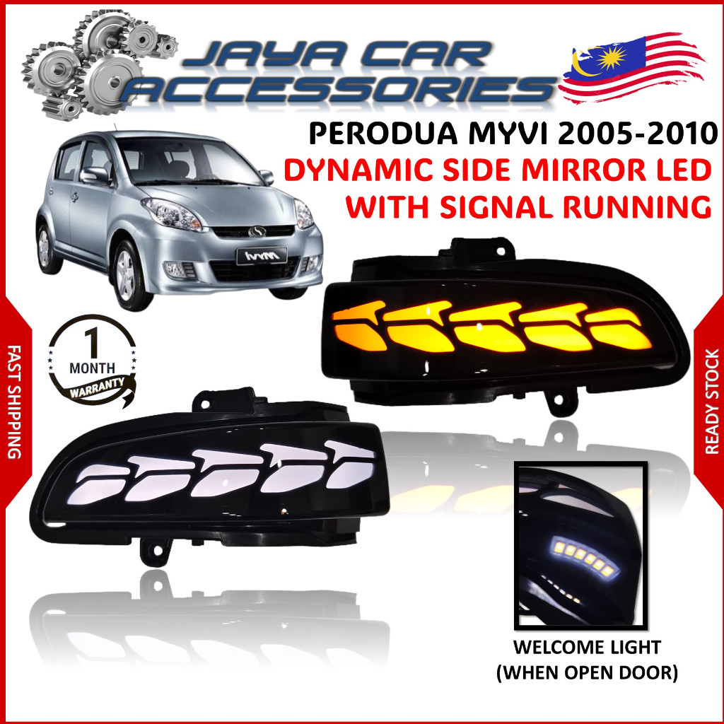 DTK PERODUA MYVI OLD 2006-2011 SIDE MIRROR LED RUNNING SIGNAL LIGHT ...