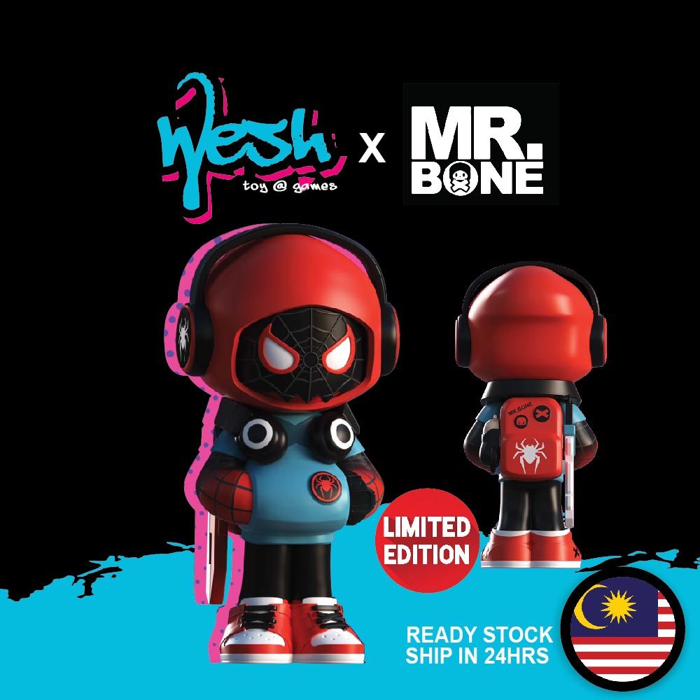 MR. Bone Mini 2 Time Traveler Into the Spider-Verse Limited Edition 骨头 ...