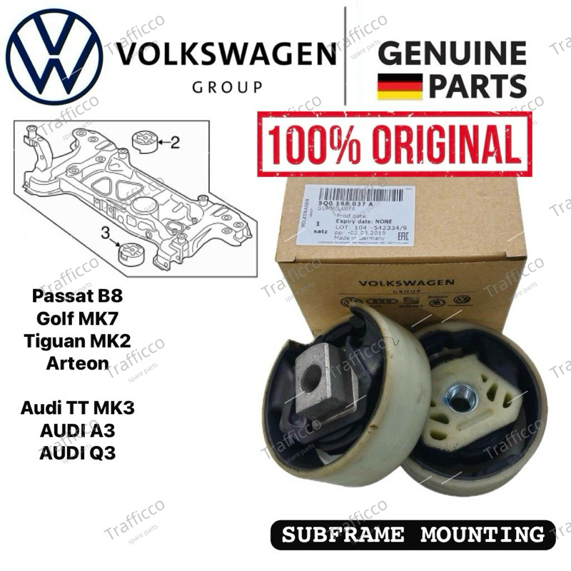 Volkswagen VW GOLF MK7 MK8 PASSAT B8 TIGUAN MK2 ARTEON AUDI TT MK3 A3 ...