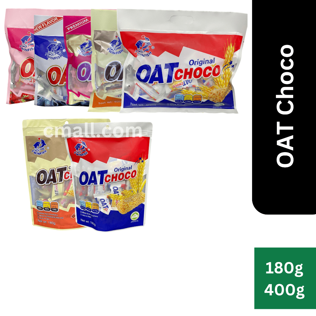 [CM] Twinfish OAT Choco Chocolate/Sweet Potato/Strawberry/Blueberry (180g / 400g) | Shopee Singapore