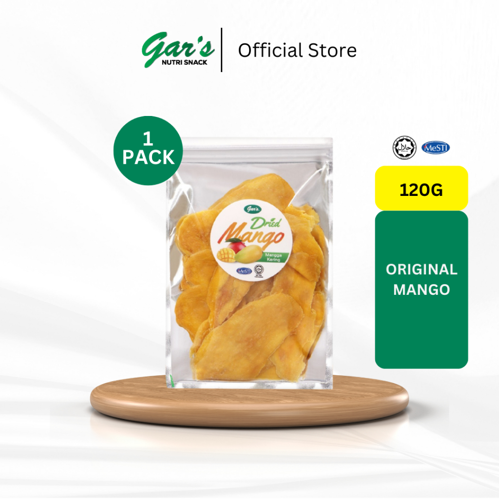 Gar’s Naturally Preserved Mango 120g/500g/1kg/ Halal / Healthy Snack | Shopee Singapore