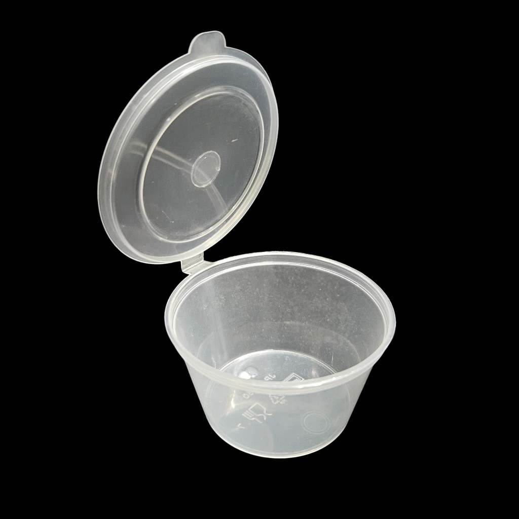 (100pcs±) 50ml Plastic Sauce Container / 2oz Sauce Container 2oz Deli ...