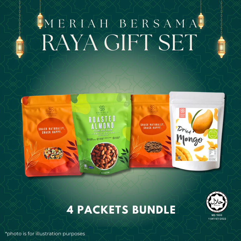 Fresh Bulk Meriah Bersama Raya Set / kacang raya / buah badam kuih raya ...
