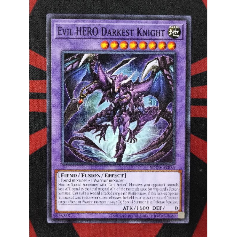 YUGIOH KONAMI SUDA-AE033 Evil HERO Darkest Knight (Common) | Shopee Singapore