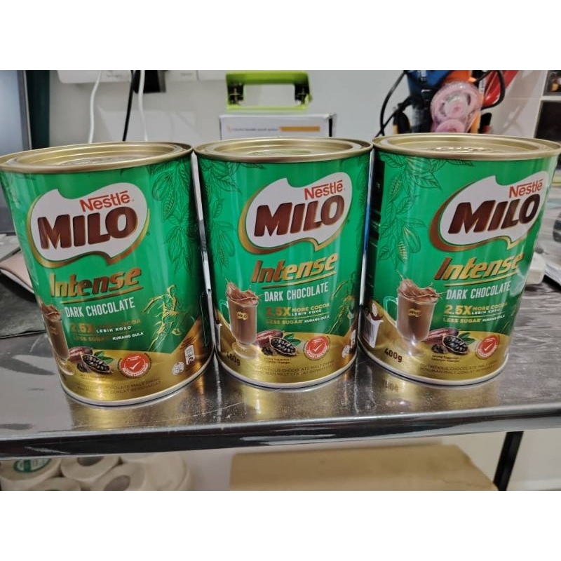 MILO Intense Dark Chocolate Tin (400g) | Shopee Singapore