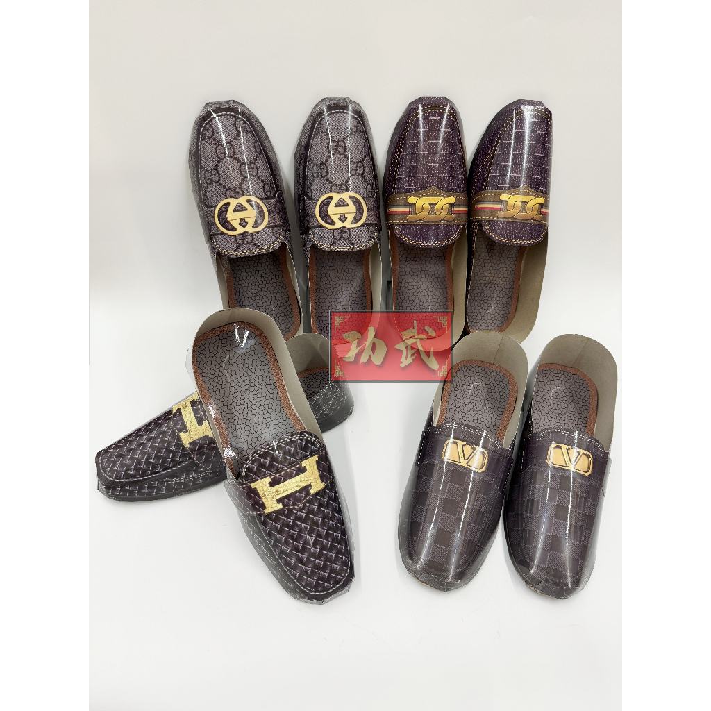 Noble Men's Leather Shoes Paper Tie Leather Shoes Men's Leather Shoes ...
