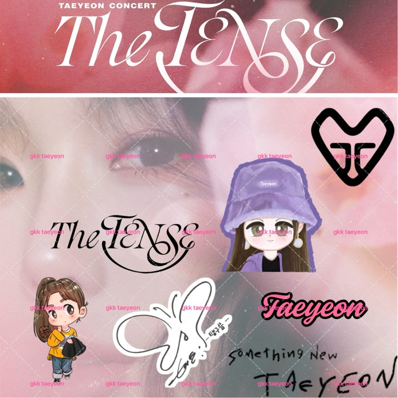 Taeyeon The Tense concert 纹身贴 World Tour Concert tattoo sticker / BUY 3 ...