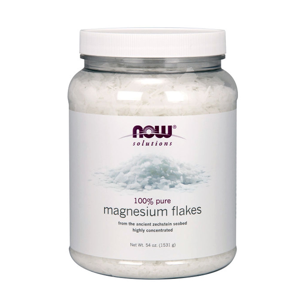 NOW Solutions, Magnesium Flakes, 100% Pure, from the Ancient Zechstein ...