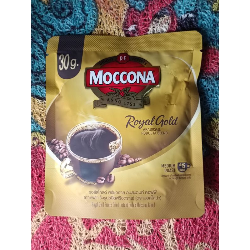 Moccona Royal Gold Instant Coffee Powder 30g | Shopee Singapore