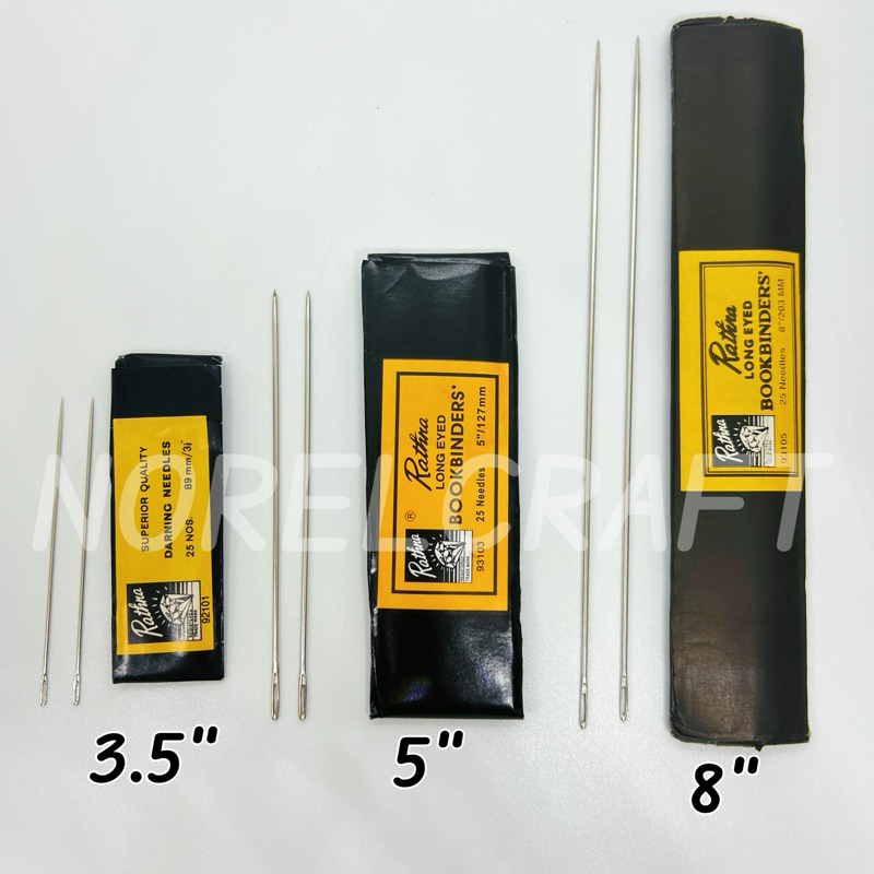 [2PCS]3.5" / 5" / 8" JARUM JAHIT /SEWING NEEDLE RATNA BRAND/JARUM ...