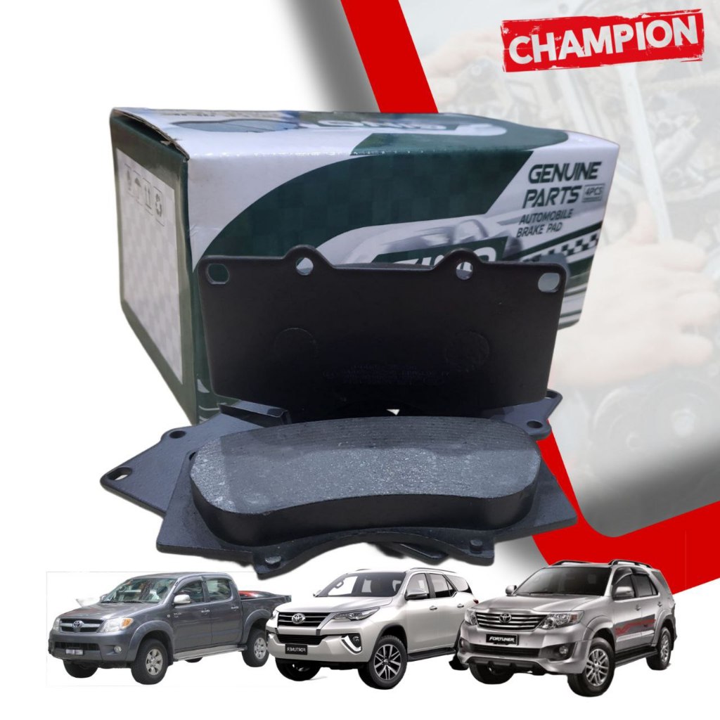 GINO BRAKE PAD FRONT TOYOTA FORTUNER KUN50 / FORTUNER TGN51 / HILUX ...