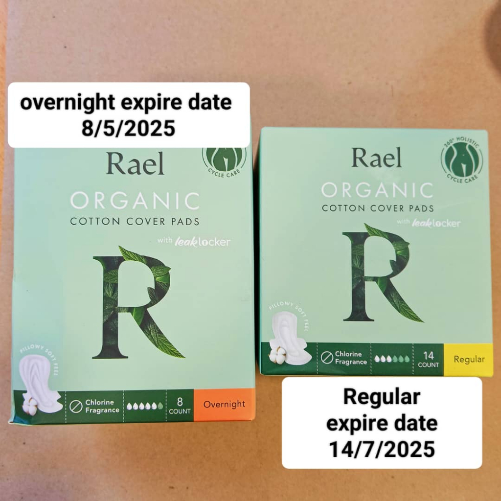 9.9 Buy 1 Free 2 (3 Boxes) Korea Rael Sanitary Pads OVERNIGHT / REGULAR ...