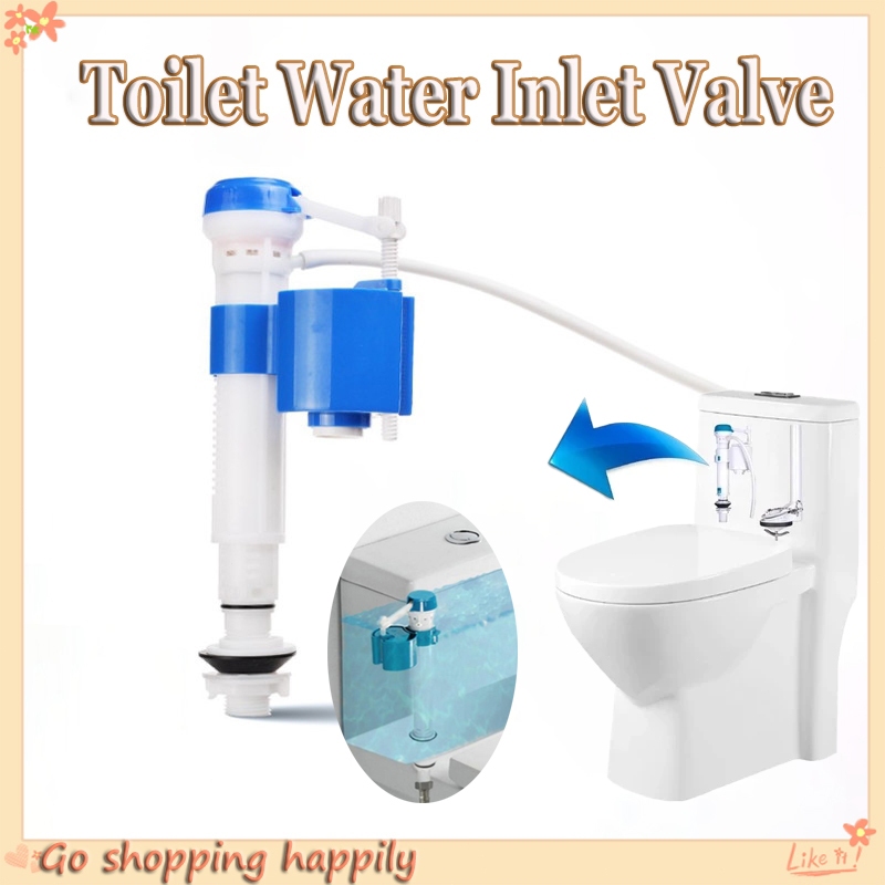 Toilet Water Inlet Valve Universal Bathroom Shank Water Tank Float Ball ...