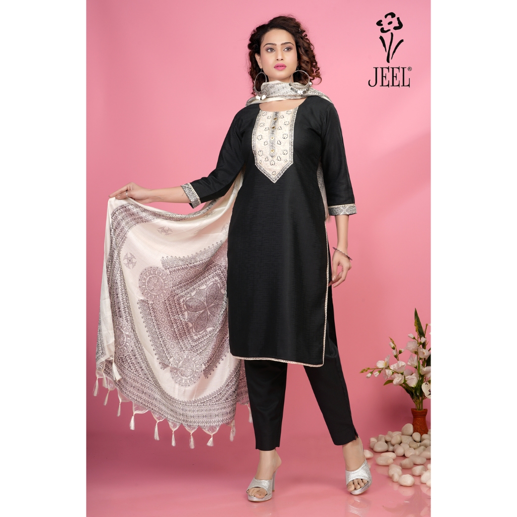 JEEL Punjabi Suits - Rm 69 Full set with Top | Bottom | Dupatta ...