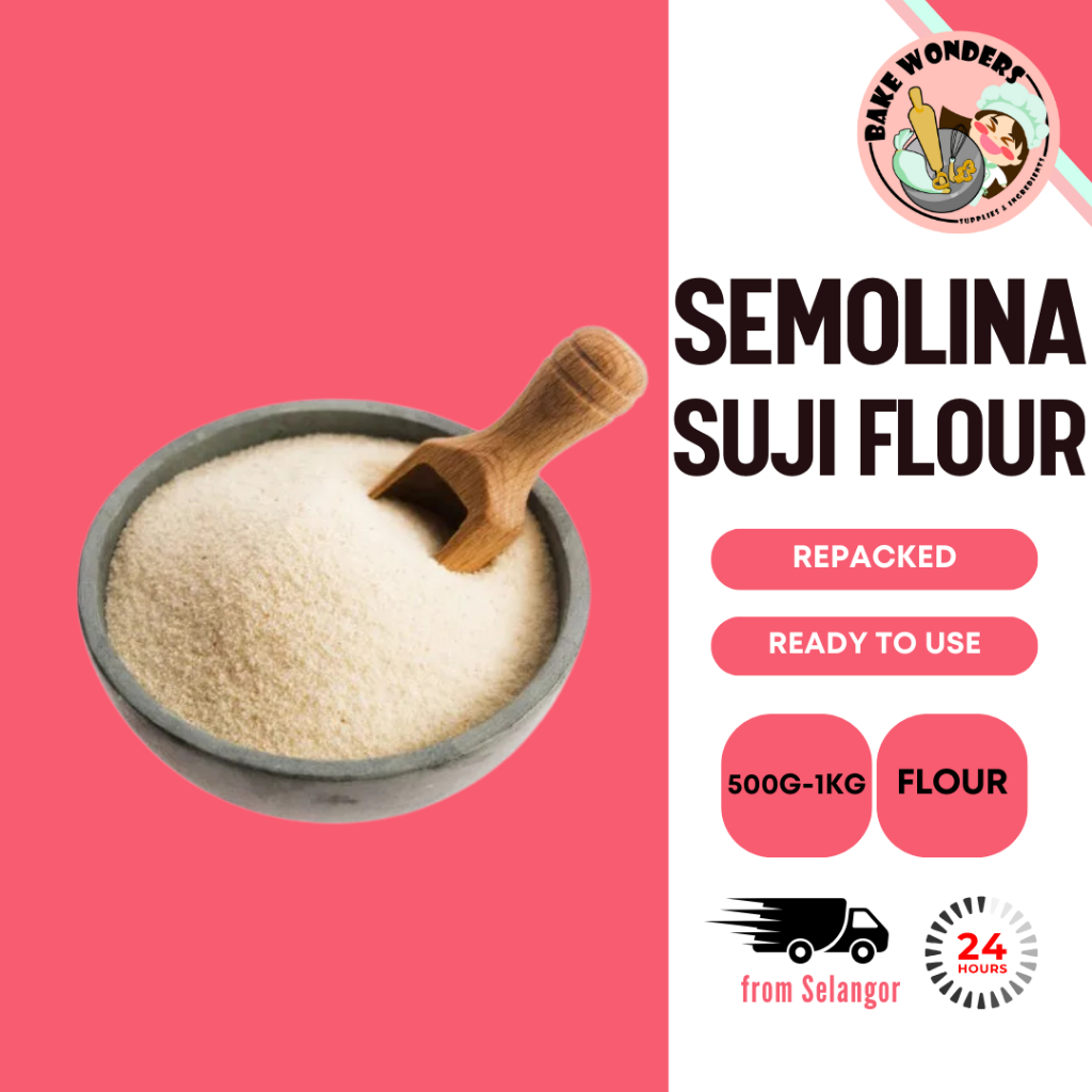 Semolina Suji Flour/Tepung Suji/Semolina Flour/Tepung Semolina Suji ...