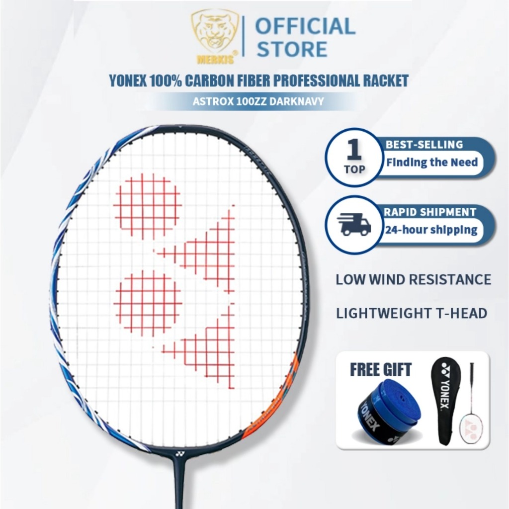 24 SHIP YONEX ASTROX-100ZZ 4U BLUEFull Carbon Single Badminton Racket ...