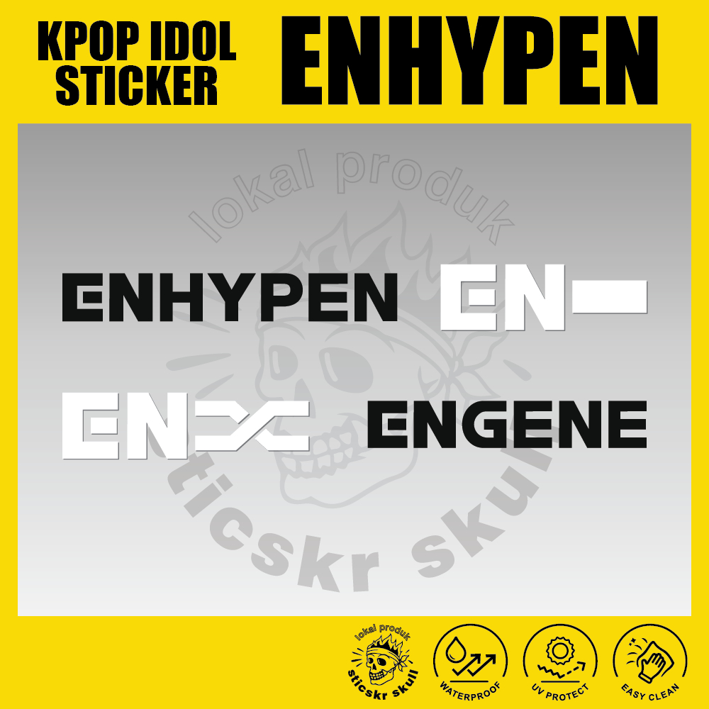 Enhypen Engene Vinyl Sticker K-POP Idol Singer Artist | Shopee Singapore