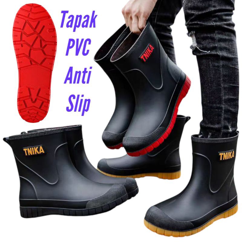 Kasut sawah bendang lelaki tinggi 20/26cm/Kasut kebun/High quality men ...