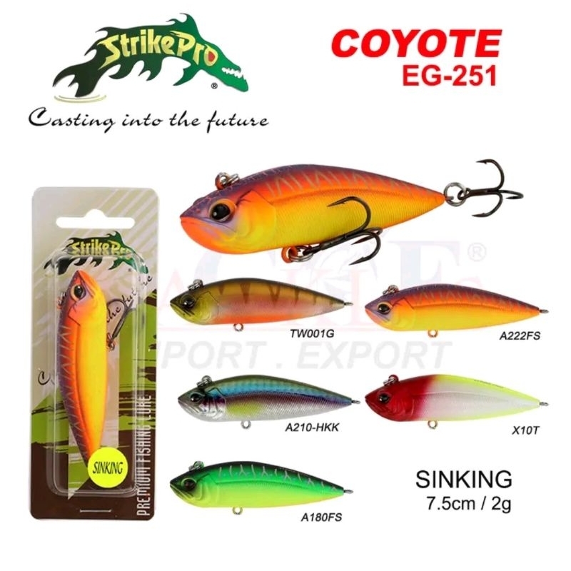 GEWANG PANCING JENAMA STRIKE PRO LURE - EG-251S (7.5cm/12g) FISHING ...