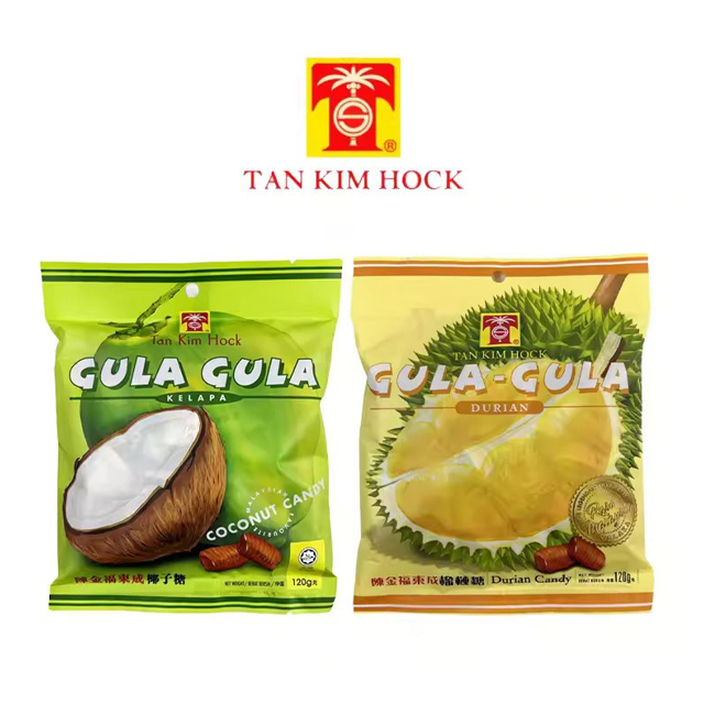 Tan Kim Hock Gula-gula (Durian/Kelapa) 陈金福 (榴莲糖/椰子糖) Tan Kim Hock Candy ...