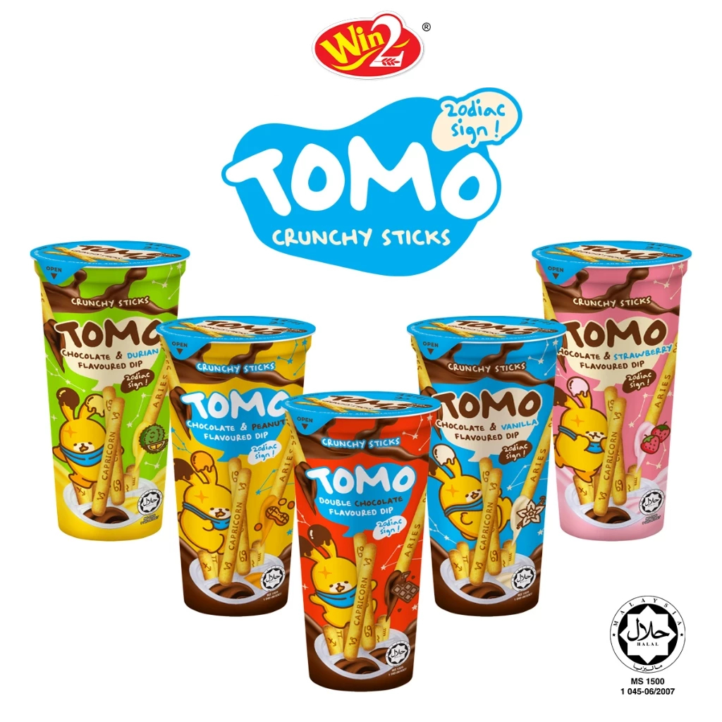 WIN WIN TOMO Crunchy Sticks Double Chocolate Flavored Dip (40g ...