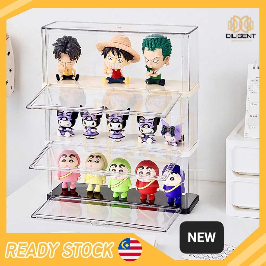 【D327】Kotak Pameran Karakter Kartun Tumpukan Acrylic Cartoon Characters ...