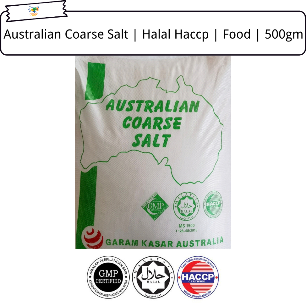 Australian Coarse Salt | Halal Haccp | Food | 500gm | Happy Deal ...