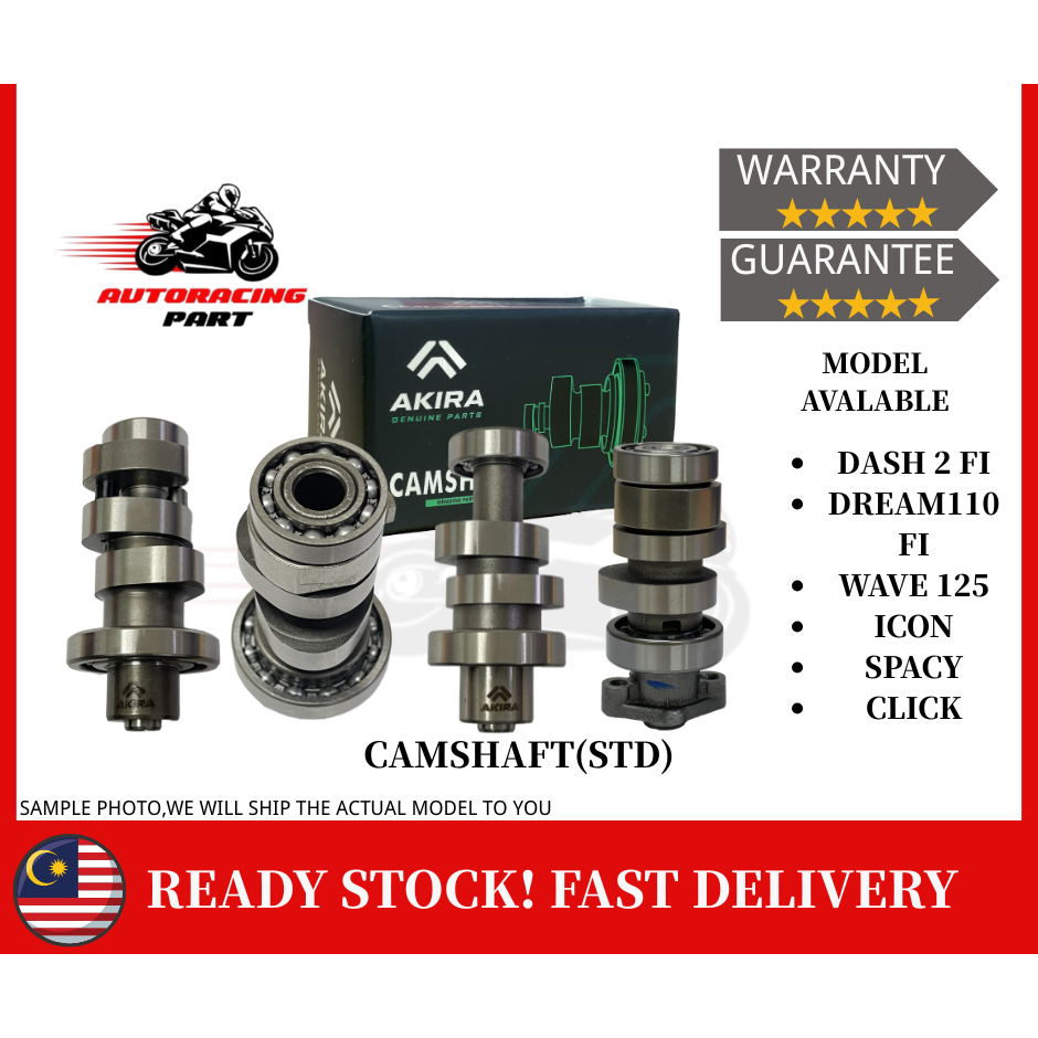 AKIRA CAMSHAFT STD DASH 2 FI/ DREAM110 FI WAVE125 FUTURE125 ICON/ SPACY ...