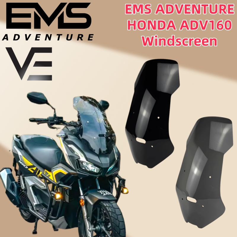 EMS Windscreen For Honda ADV160 Windshield Motorcycle Visor Wind ...