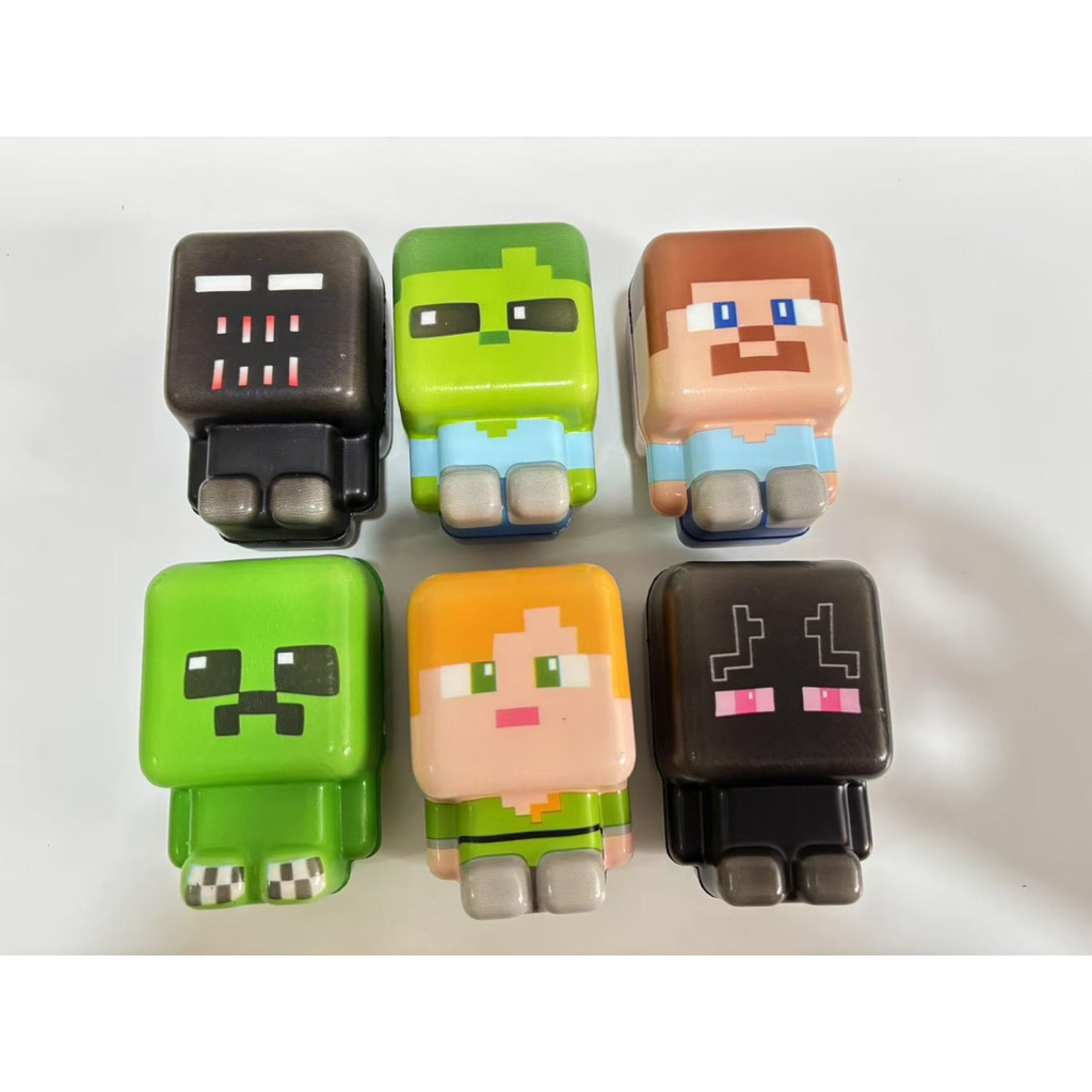Minecraft Series Squishy Toys Compression Toys 6 Design | Shopee Singapore
