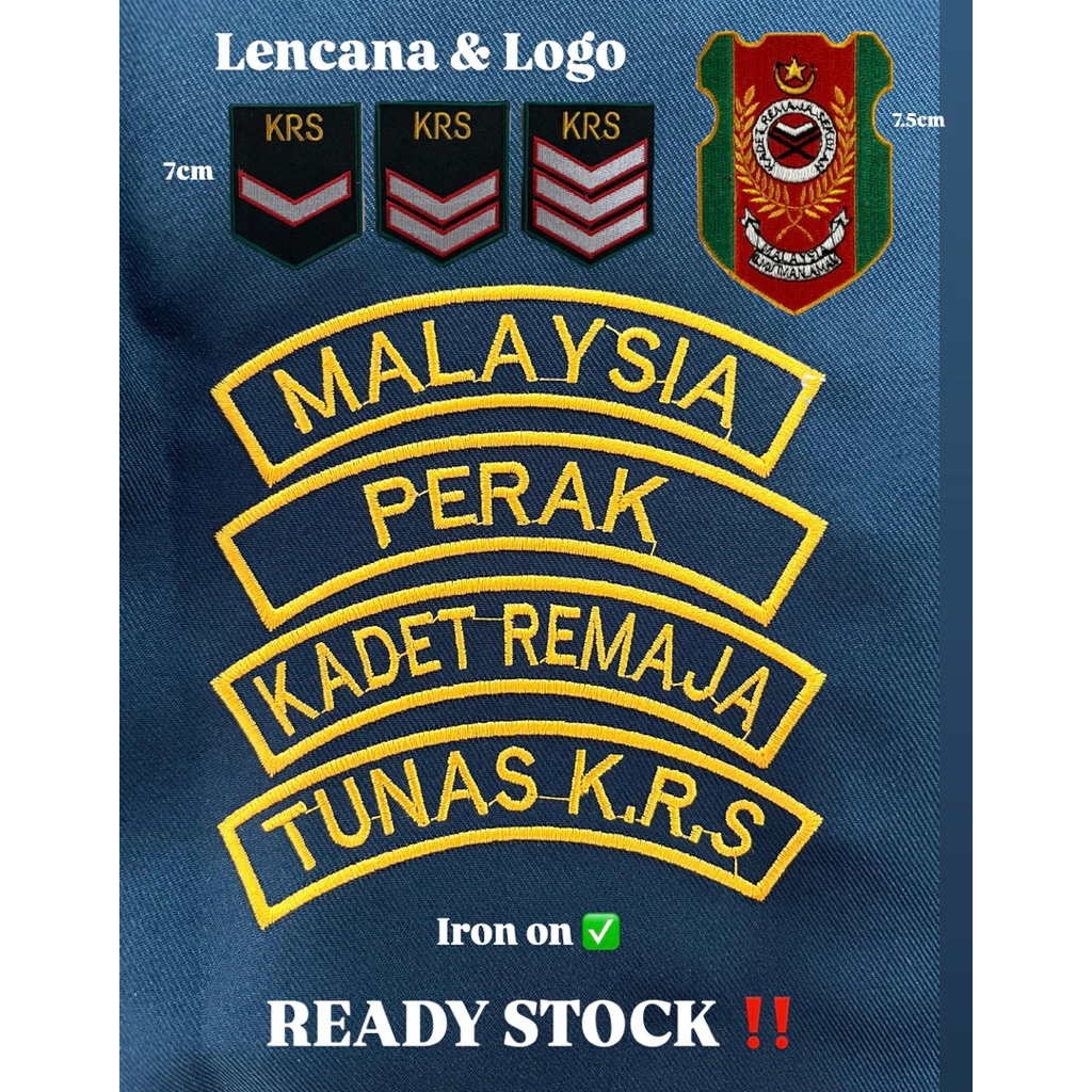 1pc Accessories KRS TKRS Tunas Kadet Remaja Sekolah Lencana Logo ...