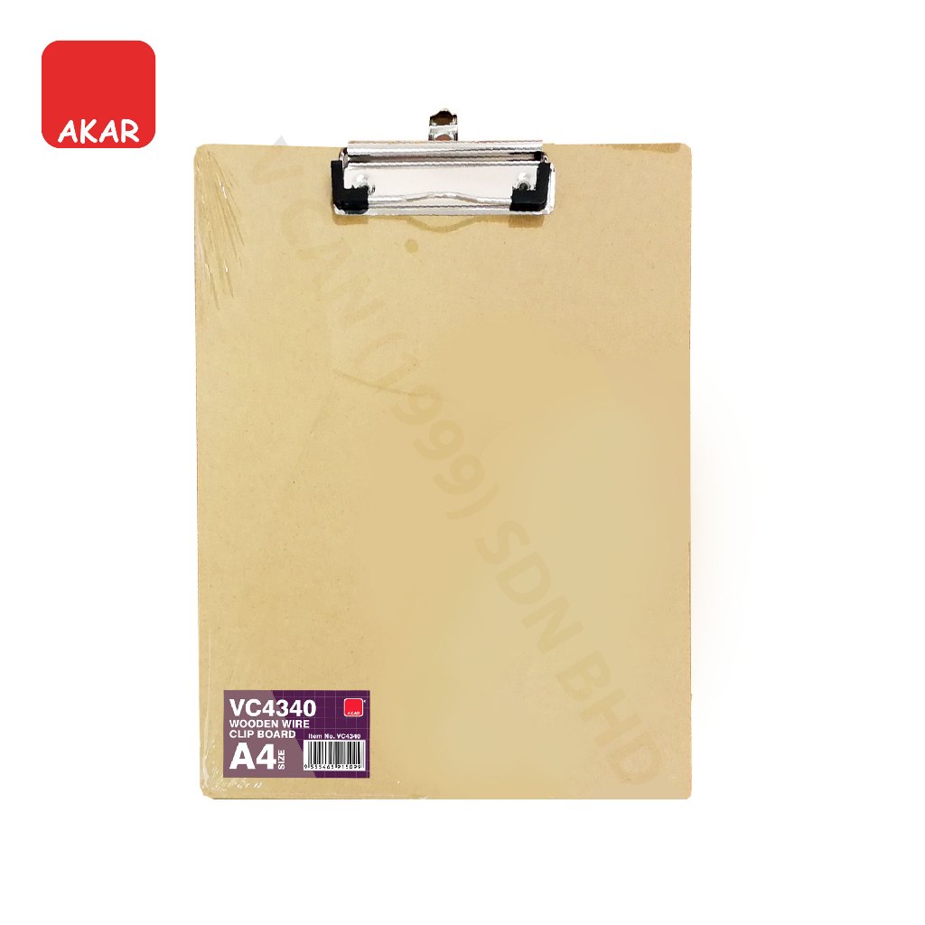 Papan Klip Kayu AKAR Saiz A4 – Kuat & Stabil (1 pcs) | AKAR Wooden ...