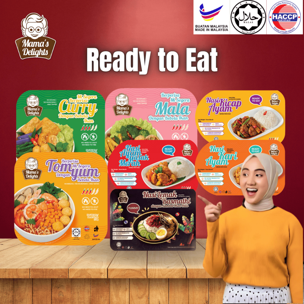 Mama's Delights [HALAL] to Eat/Sedia makan RTE meal/Nasi/Mee Segera ...