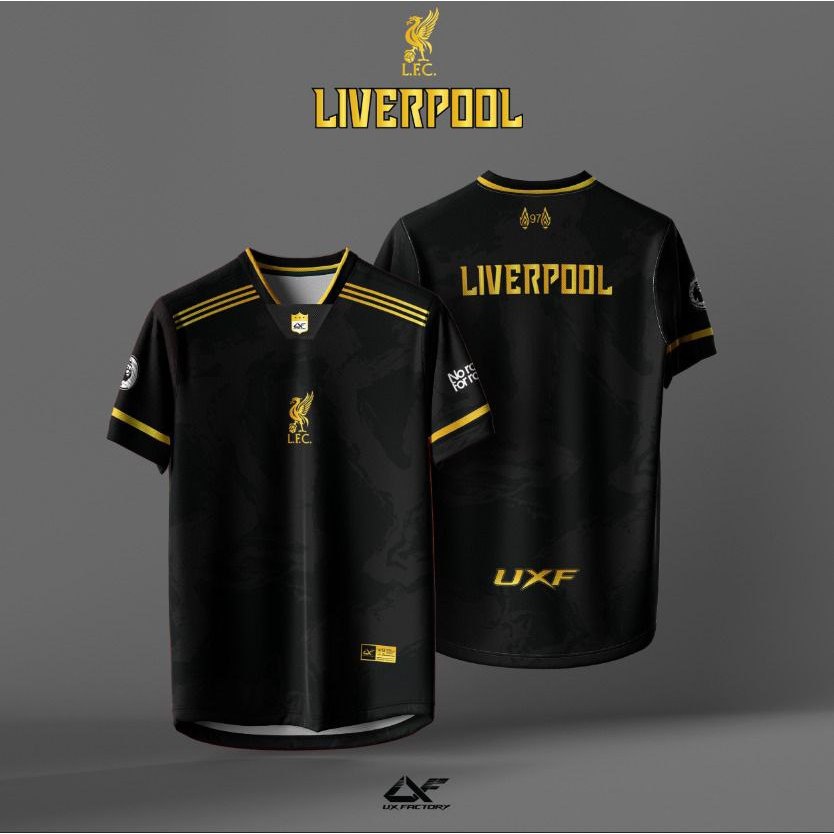 UXFACTORY LIVERPOOL BLACK JERSEY SUBLIMATION | Shopee Singapore