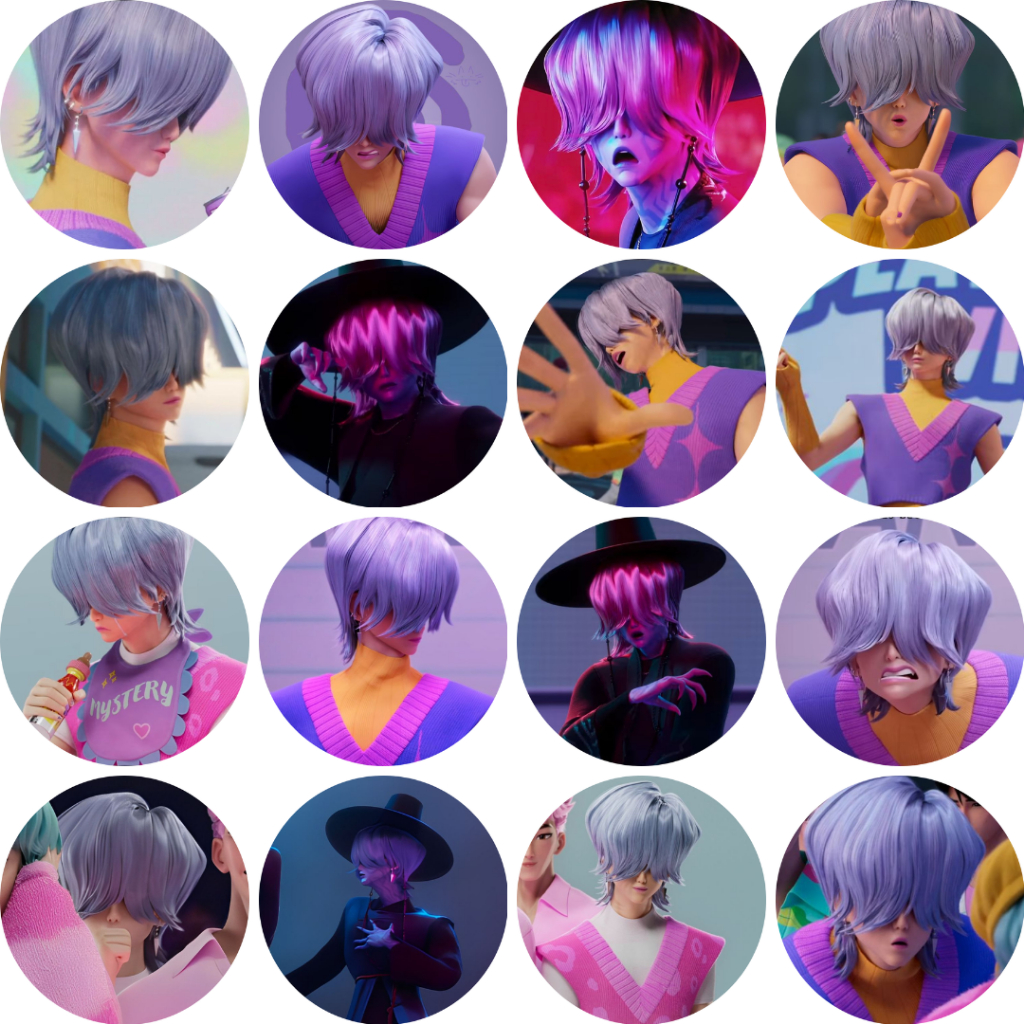 Kpop Demon Hunters Mystery Saja Boys Button Badge 58mm | Shopee Singapore