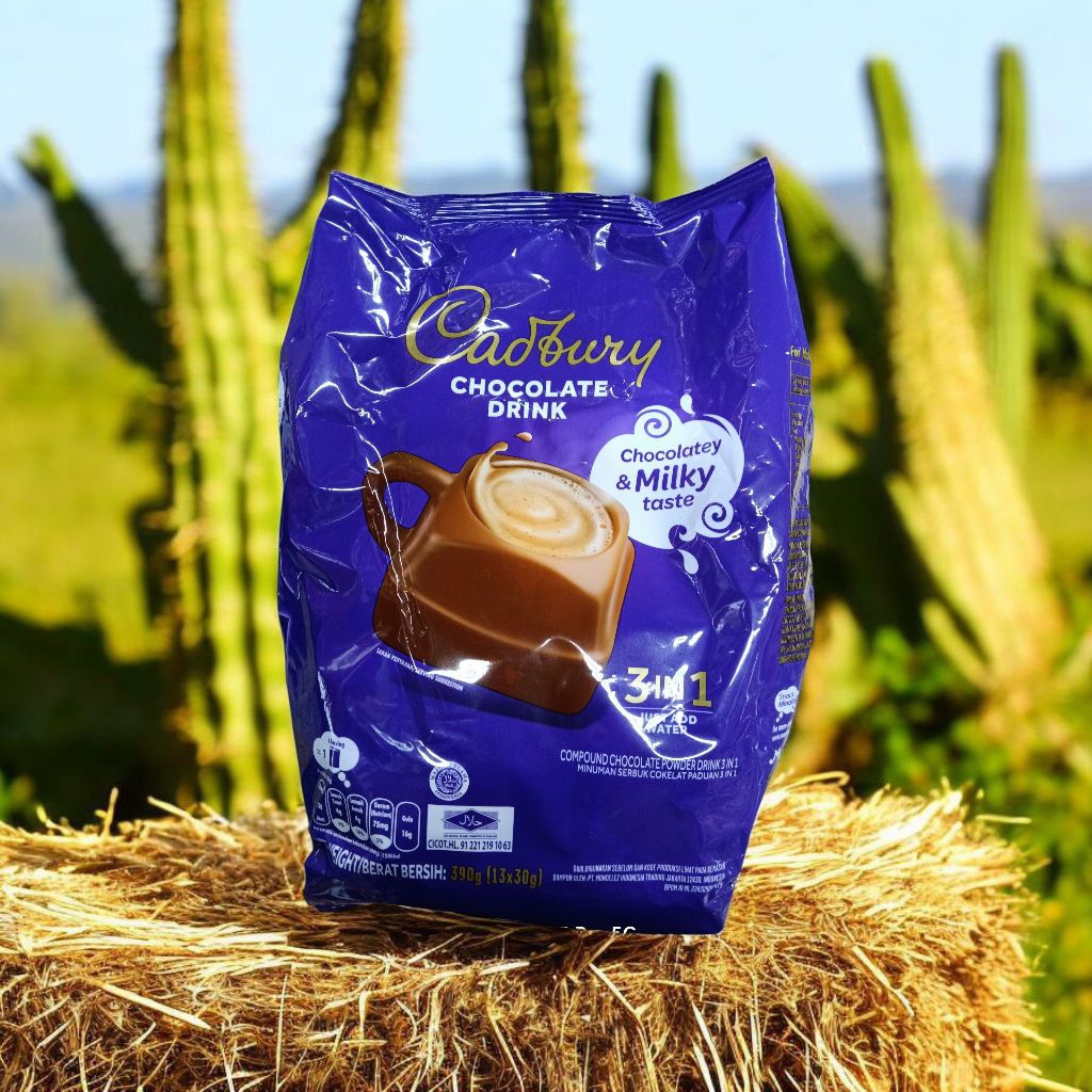 Cadbury 3In1 Hot Chocolate (13 pack x 30g) 390g | Shopee Singapore