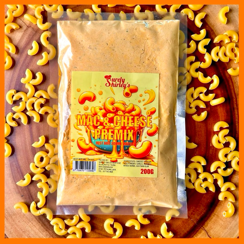 MAC AND CHEESE SAUCE PREMIX | CAMPURAN SOS KEJU MAC AND CHEESE | SURELY ...