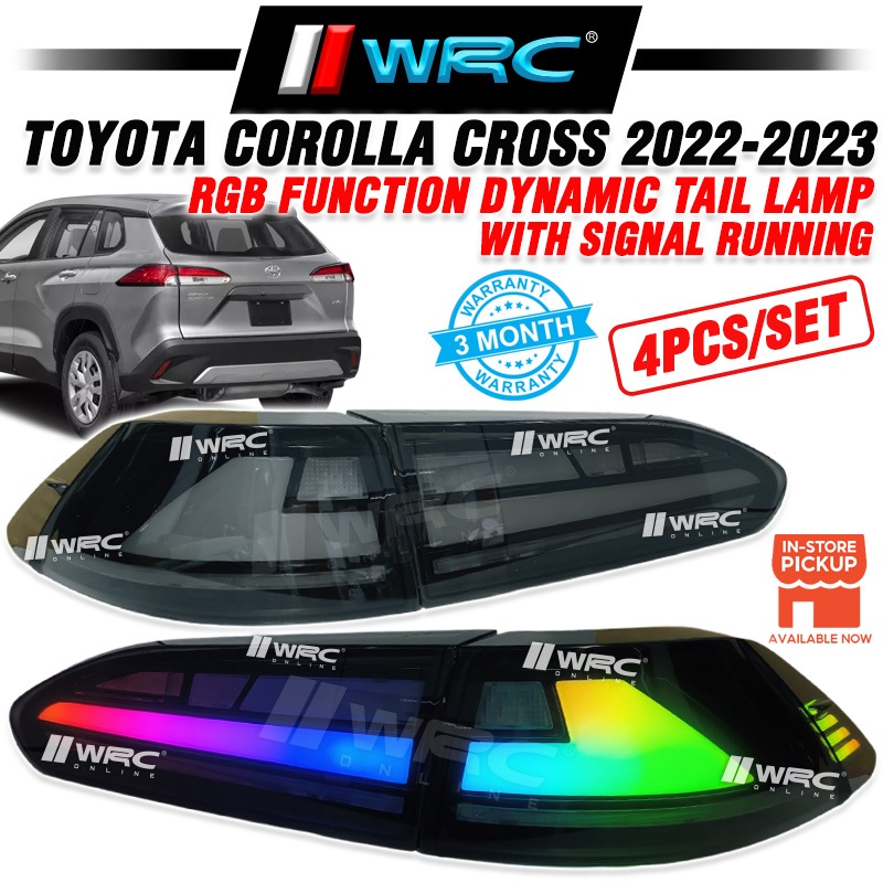 Toyota Corolla Cross 2022 - 2023 RGB Function Dynamic Tail Lamp With ...