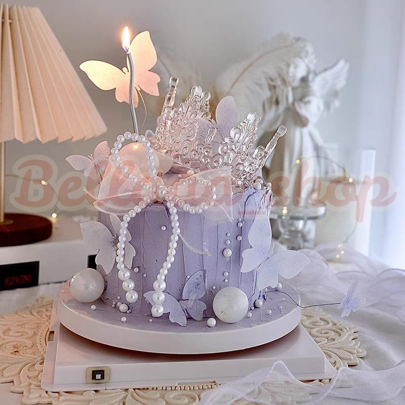 Transparent Crown Cake Topper Cake Decoration | Shopee Singapore