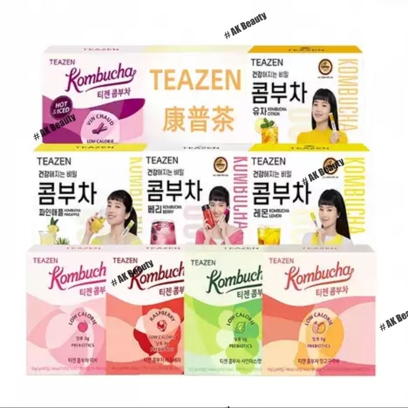 TEAZEN Kombucha Tea Prebiotics (5g) Black Tea Good Bacteria Kombucha 5/10/30 Bags | Shopee Singapore
