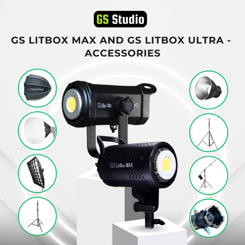 Accessories for GS LitBox Max and LitBox Ultra Softbox Heavy Duty Stand ...