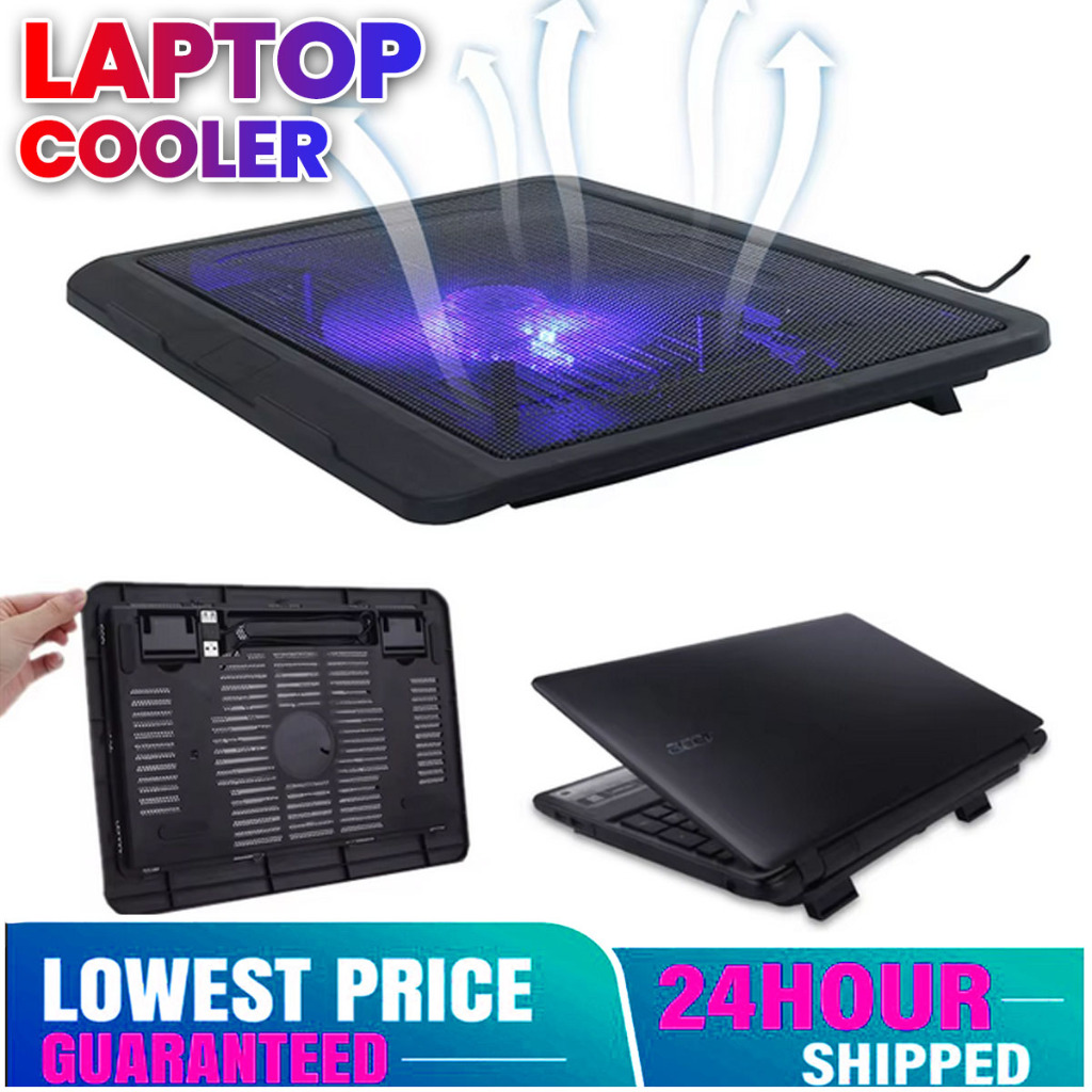 Notebook Cooling Fan Laptop Cooler Slim Base USB Air Cooling Pad ...